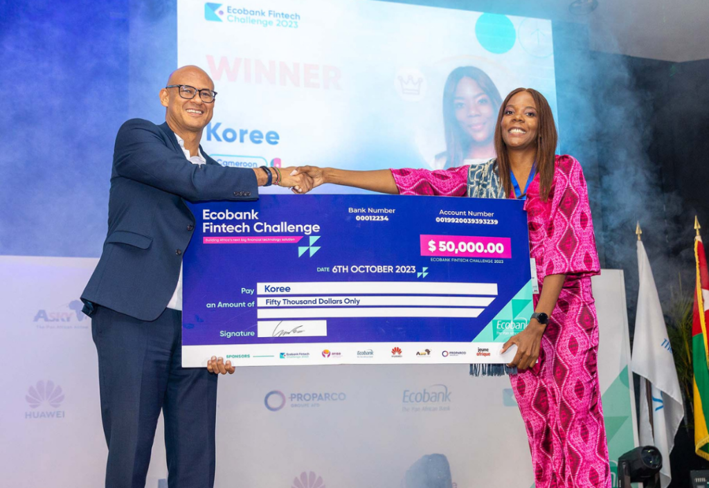 Koree wins the $50k 2023 Ecobank Fintech Challenge