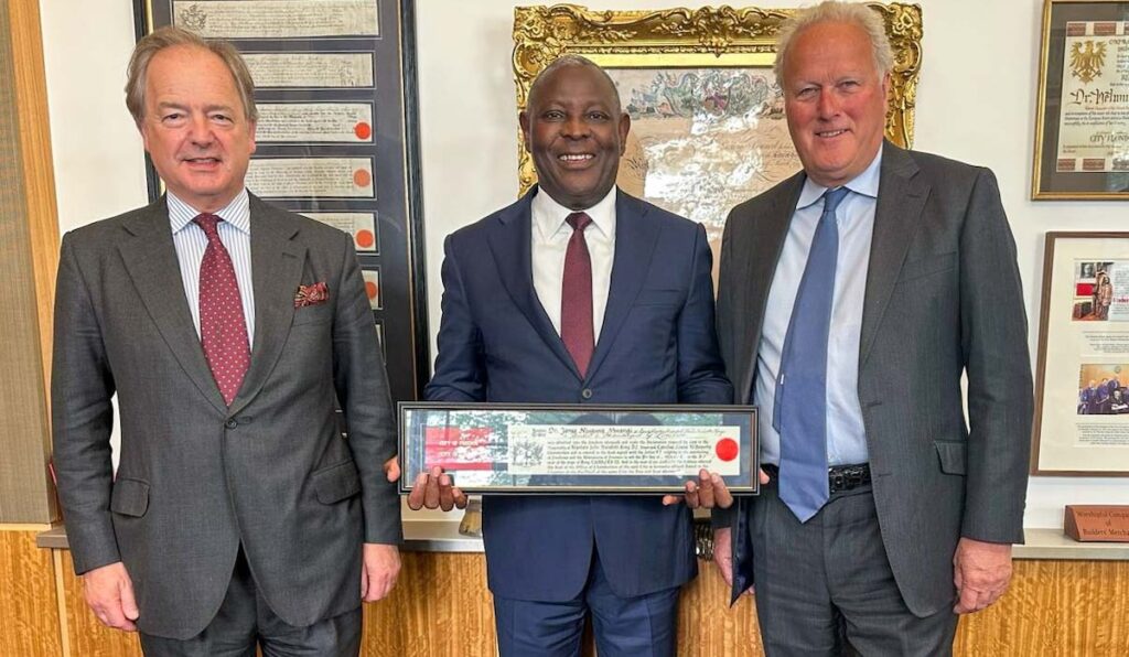 Equity CEO Dr. James Mwangi Receives London Freedom Award